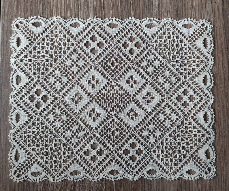 Napperon rectangle en dentelle Torchon - Etsy France