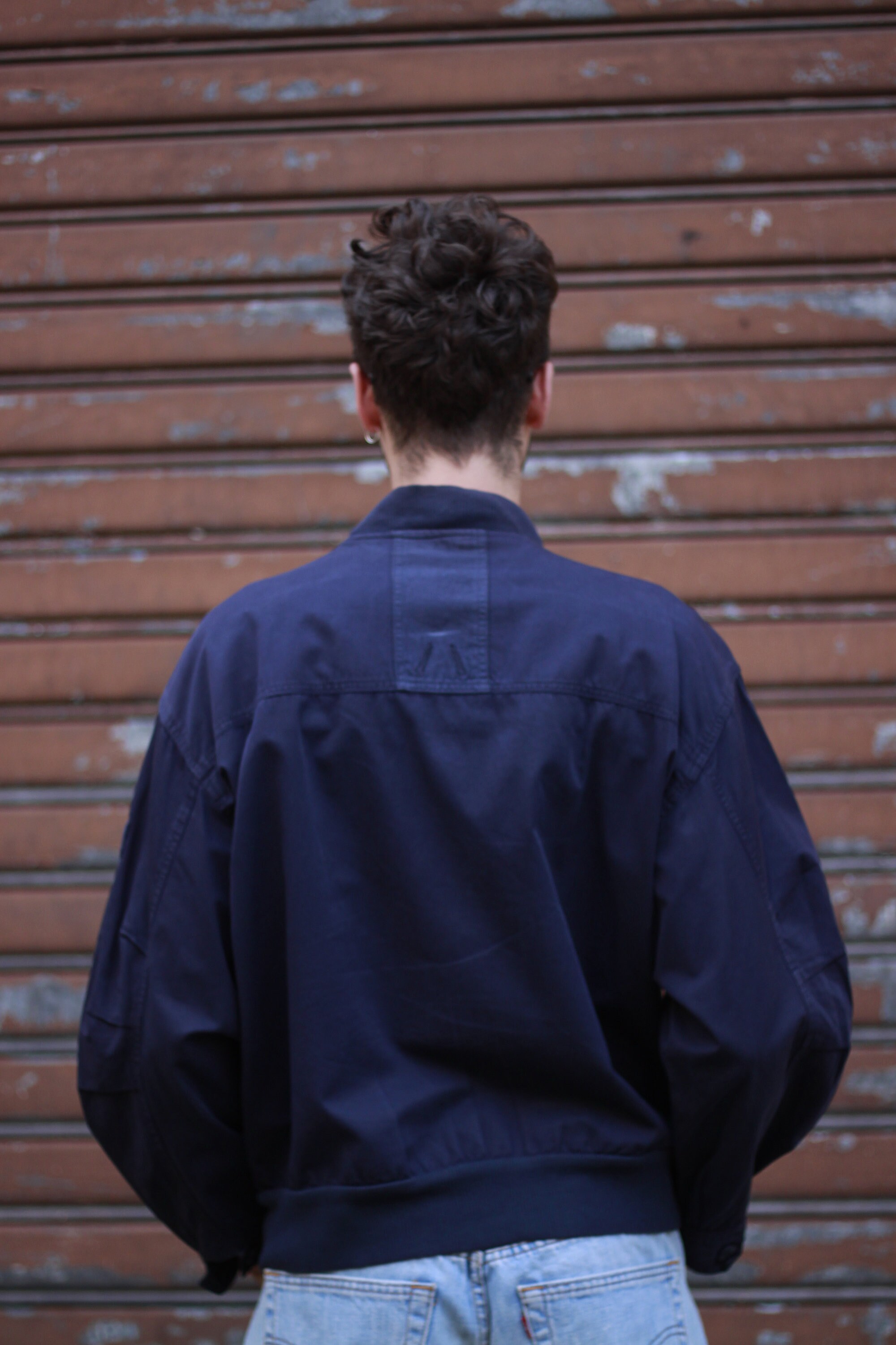 80's Cotton Bomber Style Jacket / Sportswear / Casual / - Etsy