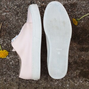 90's Pink Sneakers / Zipper / Baby Pink / 90's Shoes / Trainers ...