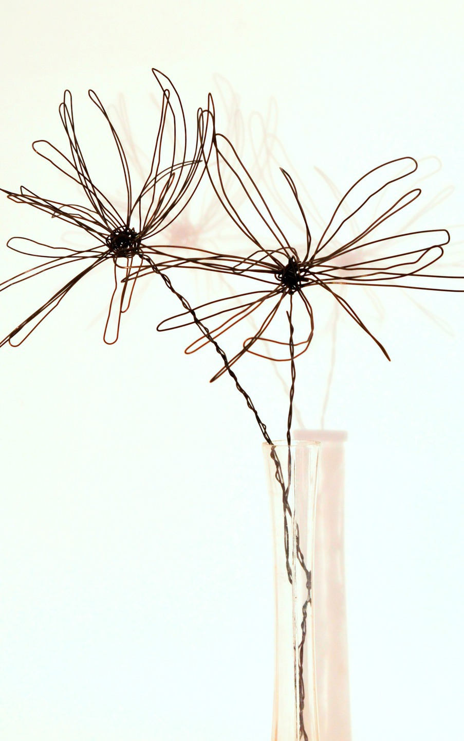 Two Large Wire Flowers of Daisy, Bouquet of Flower, Wire Sculpture - Etsy