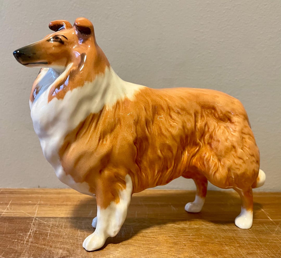 Vintage Beswick Collie Figurine - Etsy
