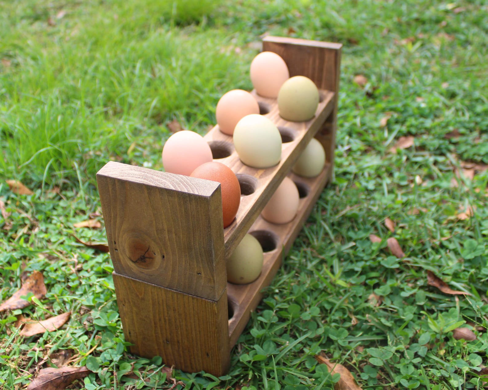 Wood Stackable Egg Holder, Fresh Egg Holders, Chicken Egg Holders, Egg ...