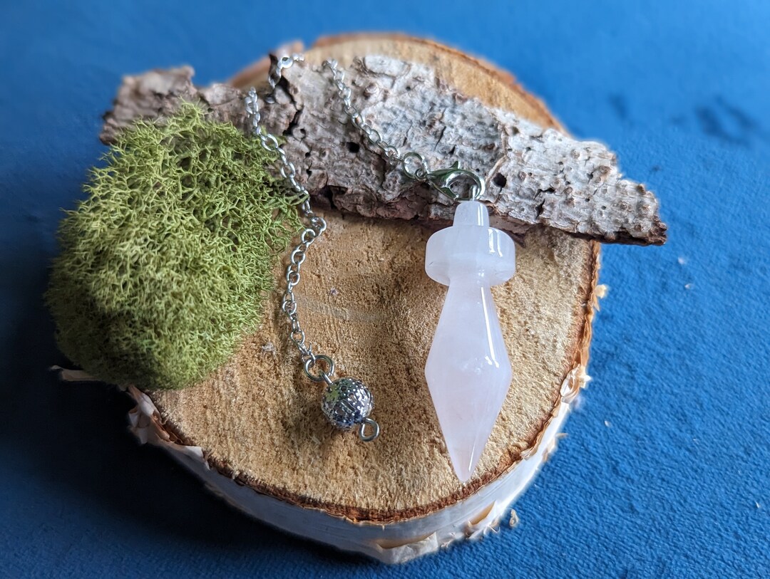 Egyptian Pendulum Sensor Rose Quartz Radionic Dowsing - Etsy