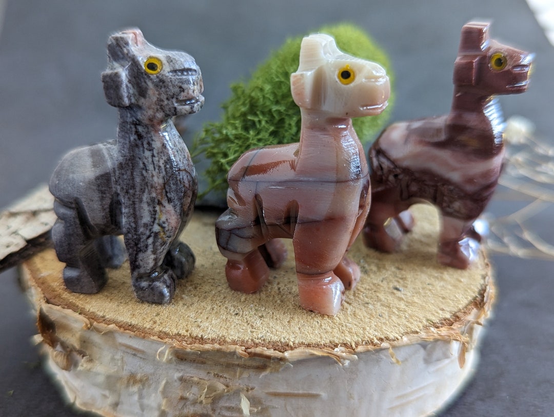 Giraffe Stone Andes Pyrophylllite Animal Totem Crystal Decoration Altar ...