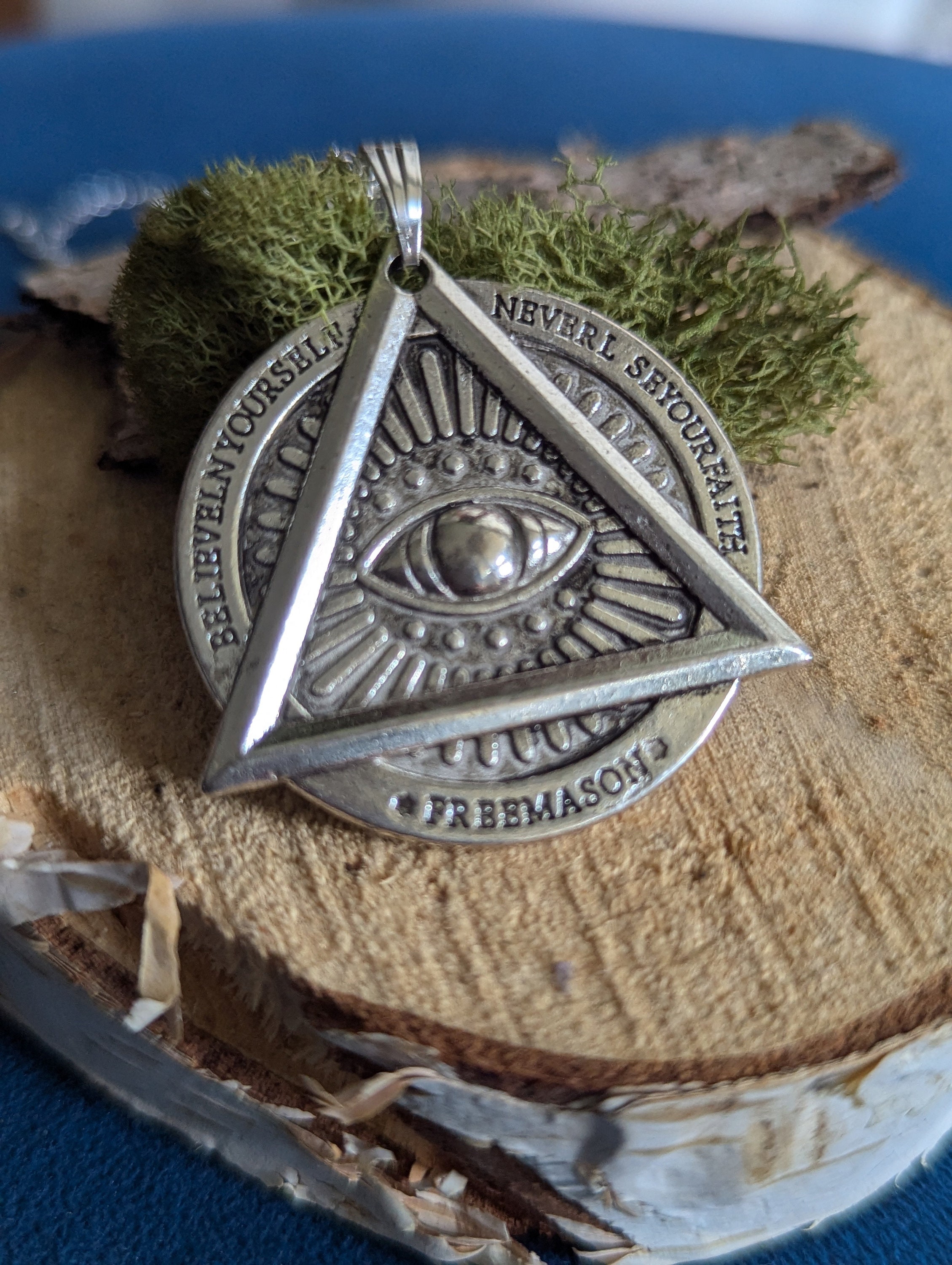 Talisman Amulet Vitriol Freemason Eye Providence Jewel Man Woman ...