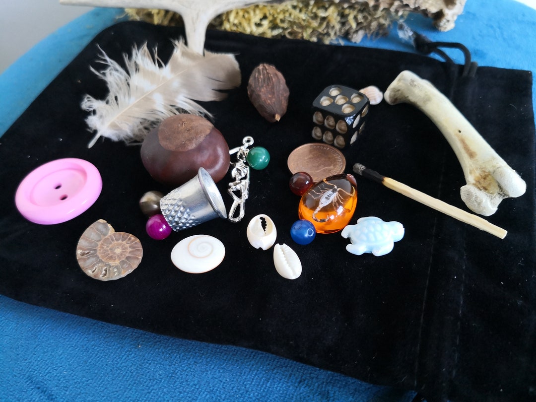 Hoodoo Reading Divination Kit With Bones and Shells + Mod4 Instructions ...