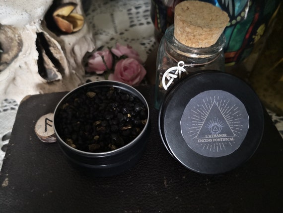 Encens pontifical sorcière rituel résine plante brûler wicca | Etsy France