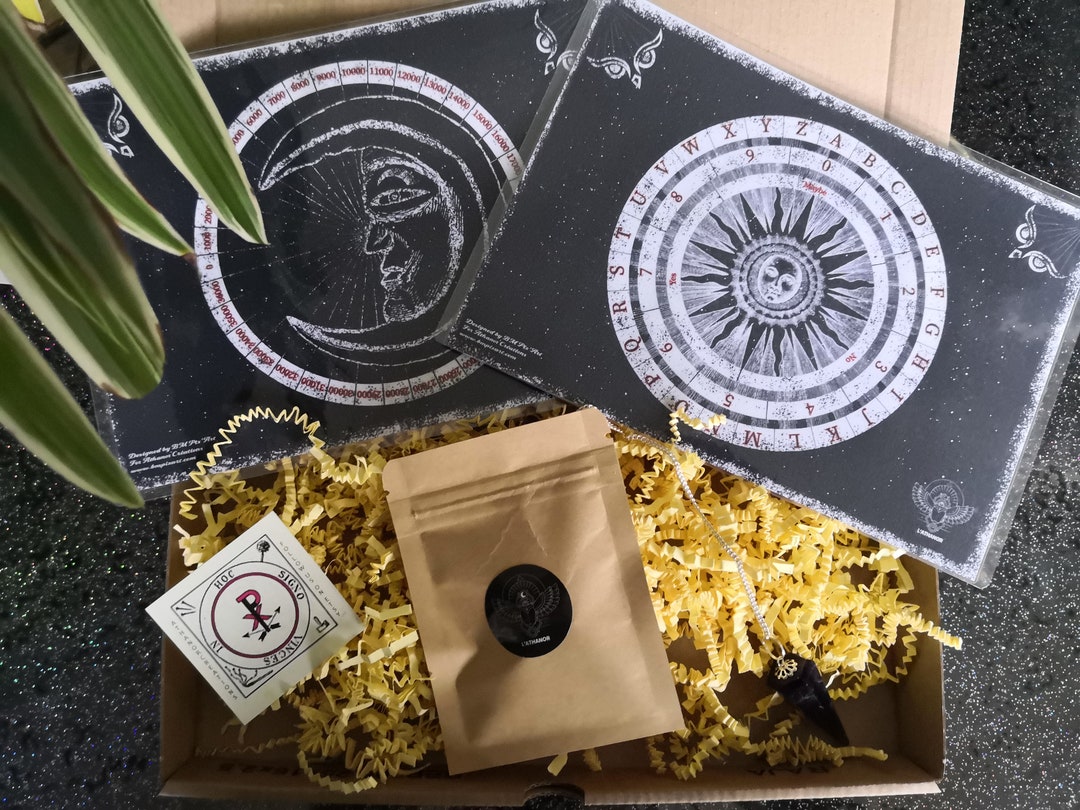 Kit Pack Witch Radionic Dowsing Board Pendulum Incense Plant - Etsy