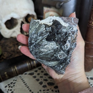 Stibine Stibnite Crystal Antimony Lithotherapy Mineral Crystals ...