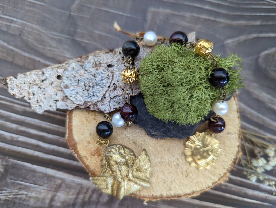 Ladder Beads Pagan Prayers Golden Ex-voto Rosary Pagan Mediation - Etsy