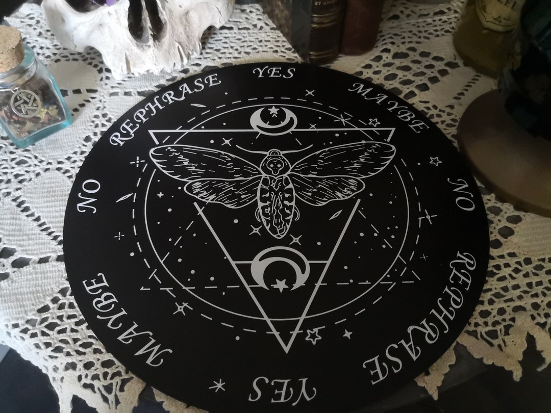 Divinatory Board Pendulum Dowsing Black Geometry 25 Cm - Etsy