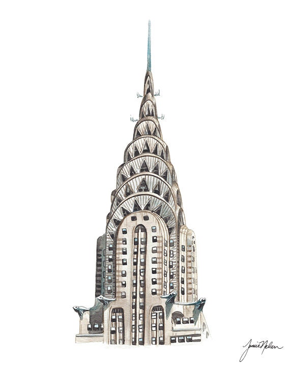 Chrysler Building Drawing