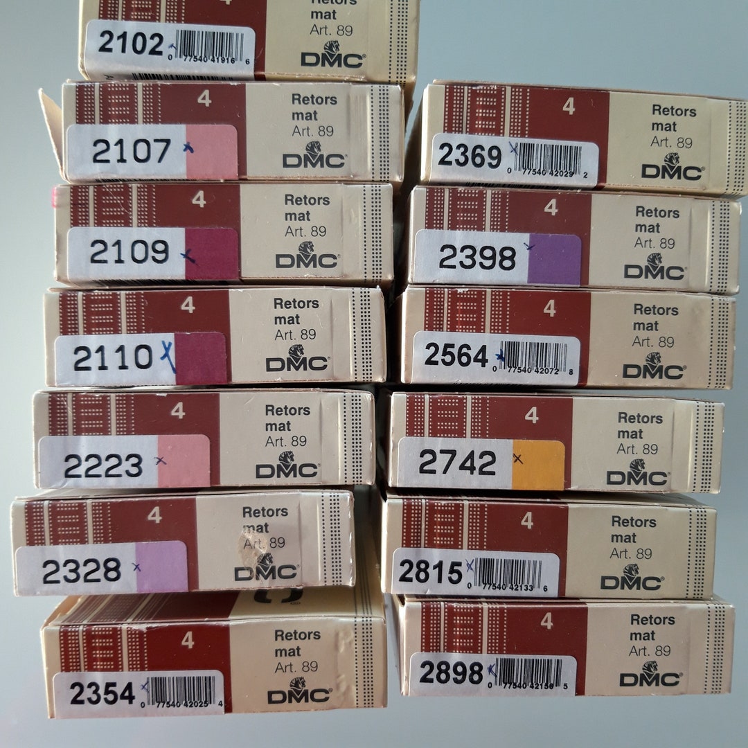 Box of 10 Skeins of DMC Matt Twists, Same Color, Original Box - Etsy