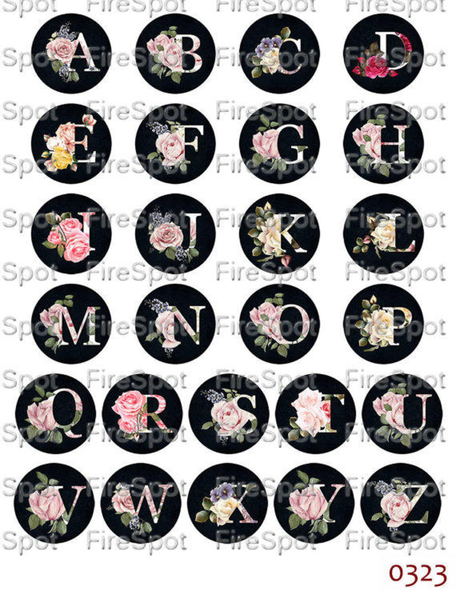 Alphabet Pins - Etsy