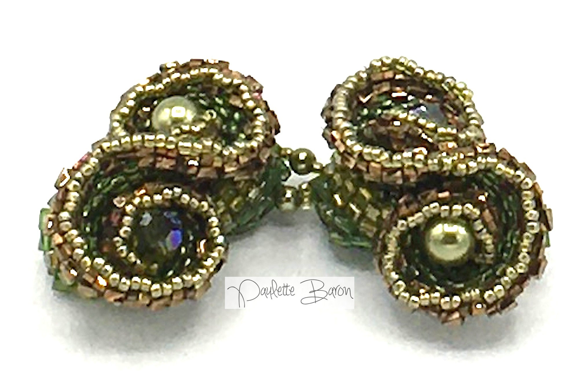 Kit 3D Beaded Flat Peyote Elizabethan Ruffled Spirals Bracelet ...