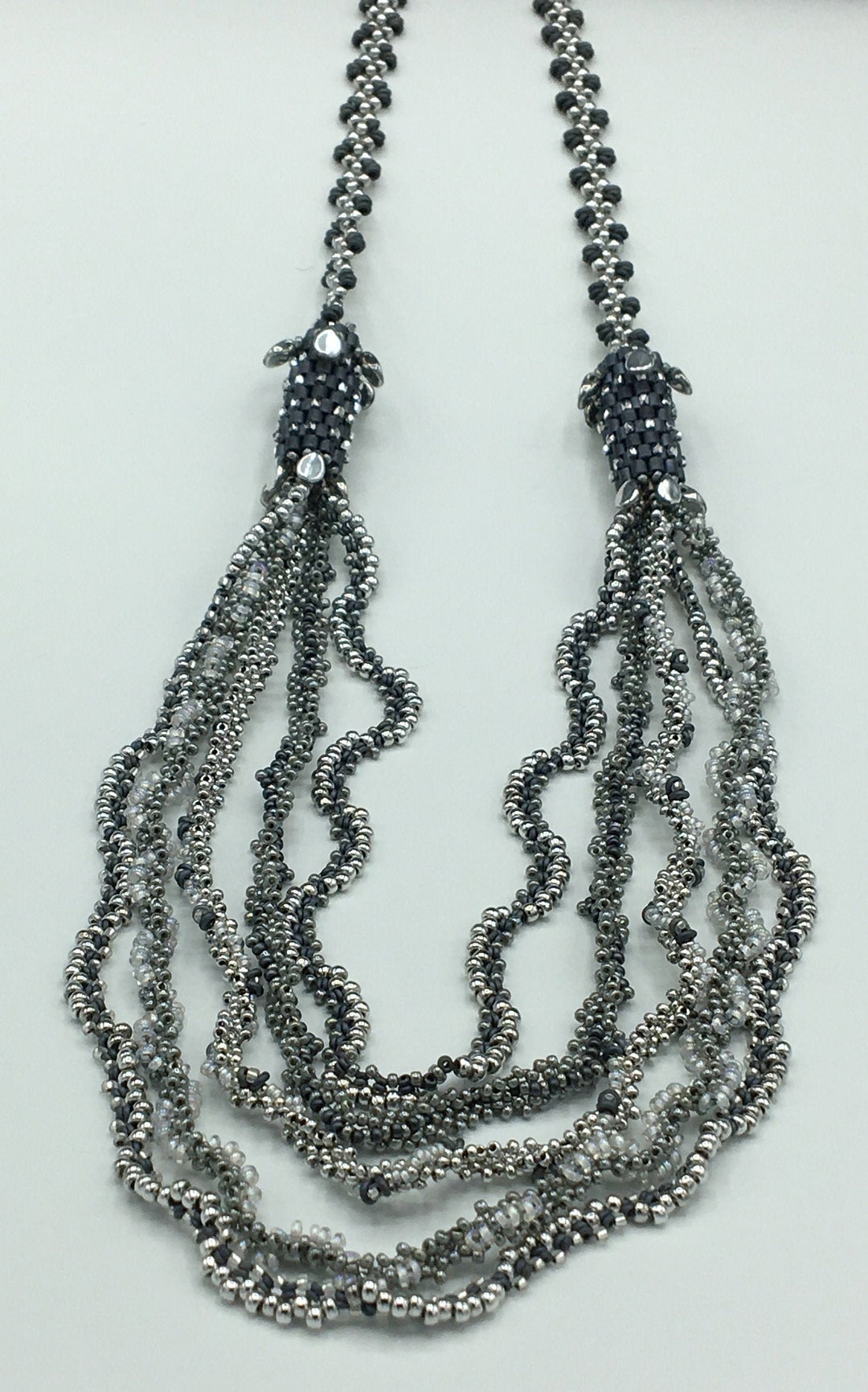 Create a Myriad of Spiral Bead Woven Neck Chains PDF Pattern Embellish ...