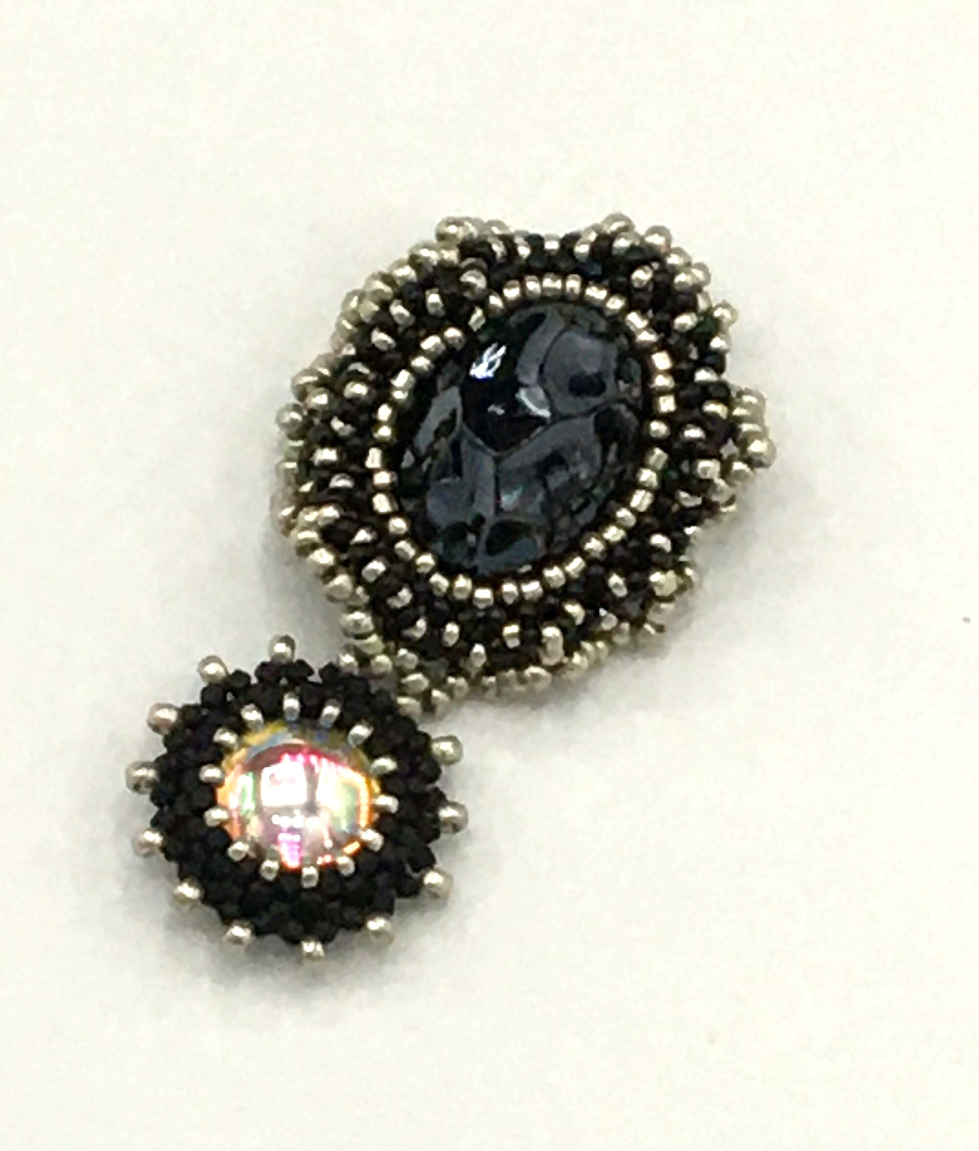 Kit Bezel Mania Necklace Peyote Ruffles, Bead Embroidery RAW Beading ...