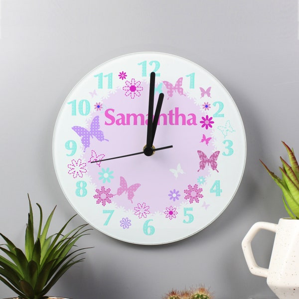 Butterfly Clock - Etsy UK