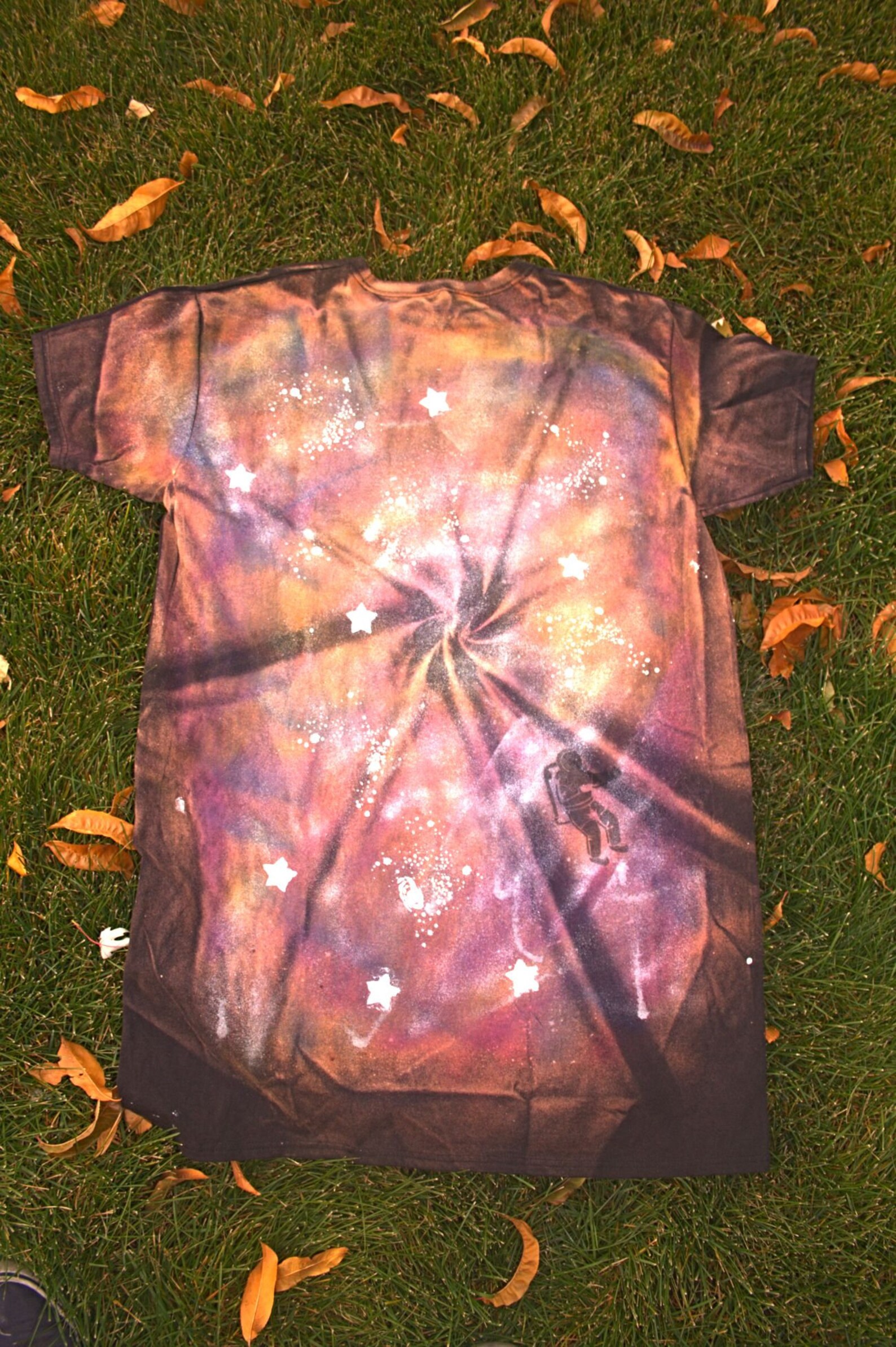 Acid Wash Paint Splatter - Galaxy Inspired - We Live for Hope - T-shirt ...