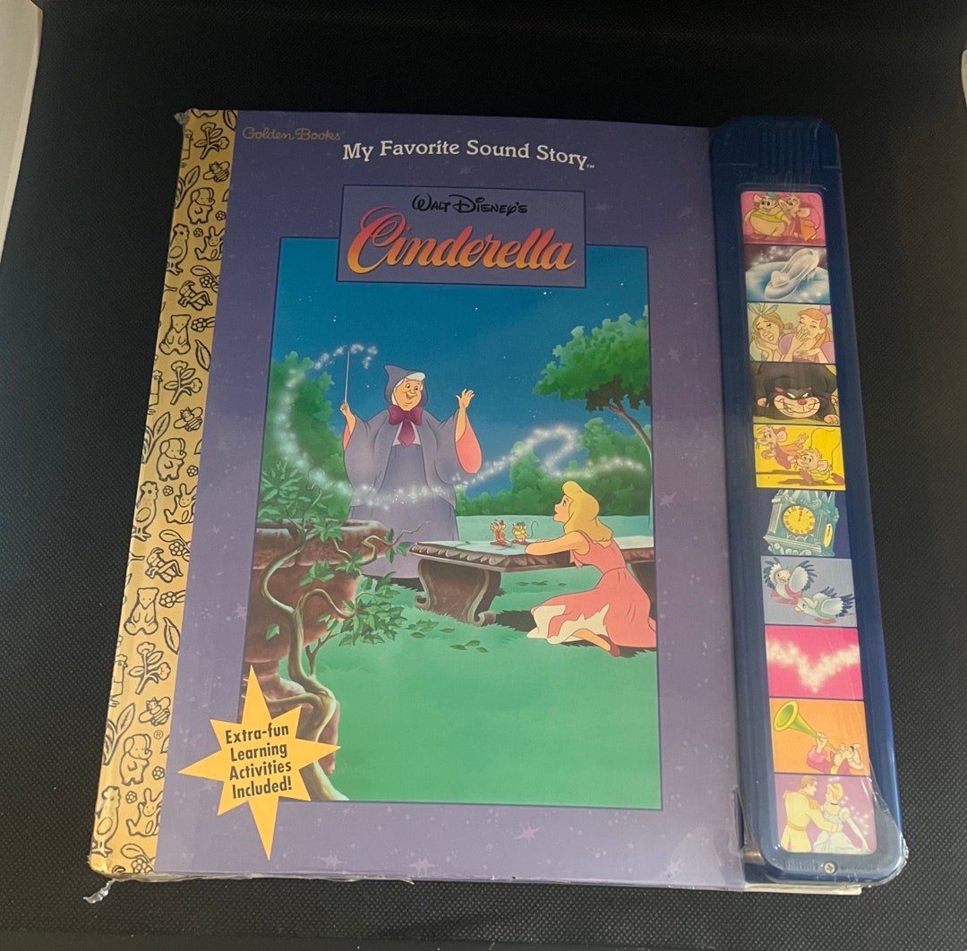 Cinderella My Favourite Sound Story Book Large Hardcover Rare Golden ...