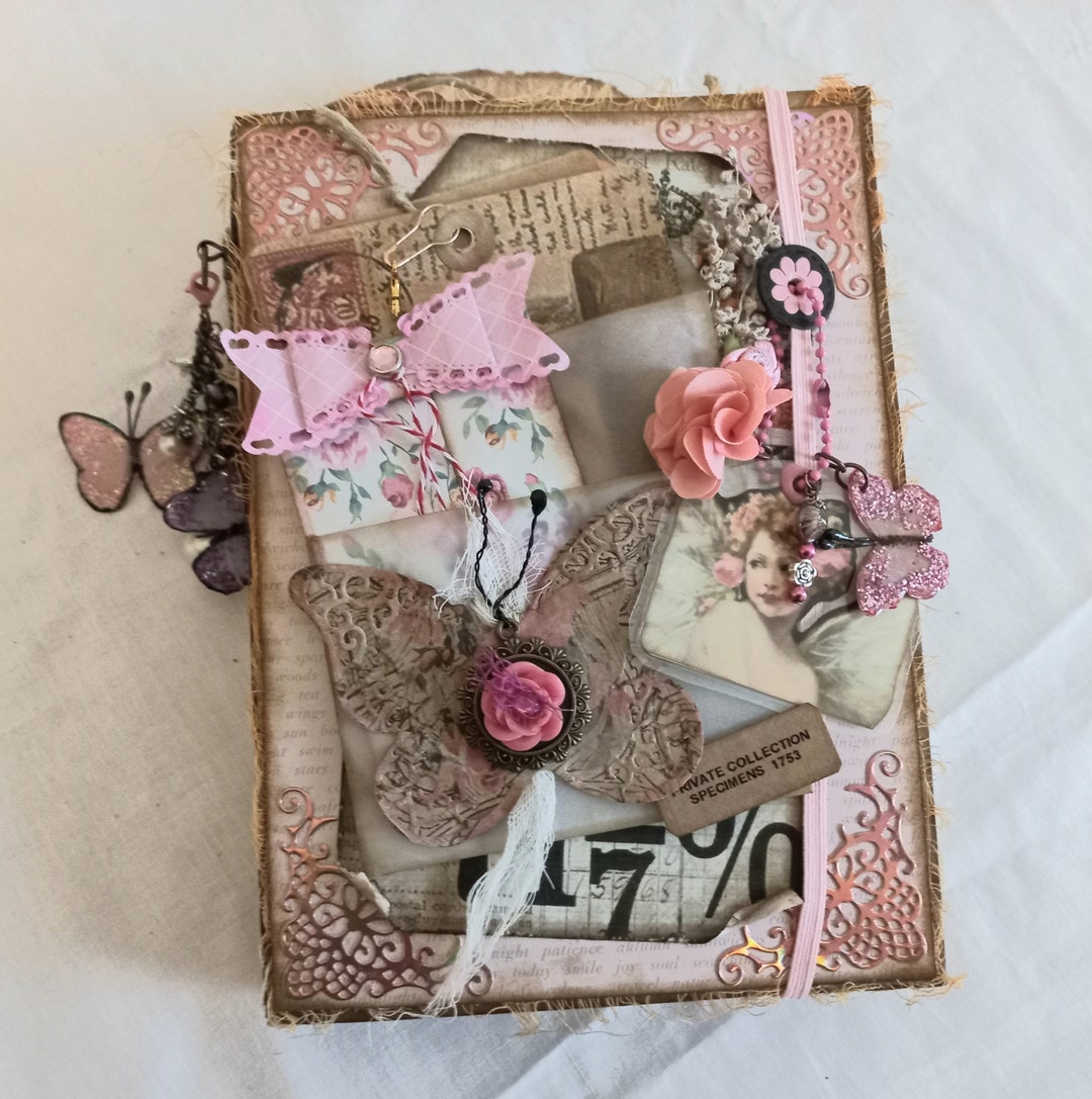 Vintage Junk Journal Fake Midori Notebook - Etsy
