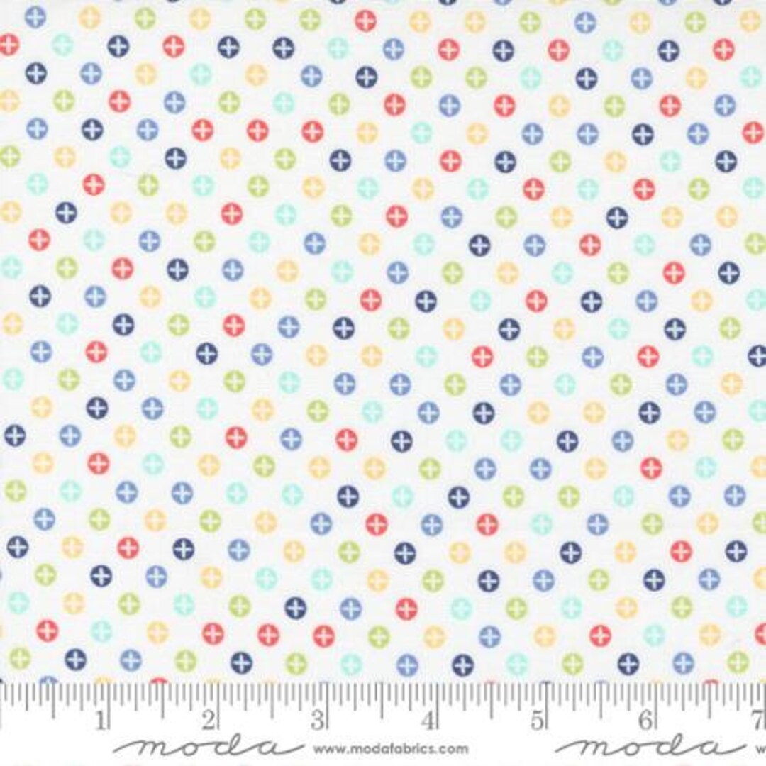 Sunwashed - Corey Yoder - Polka Dots - Cloud Multi - 29166-11 - Fabric ...