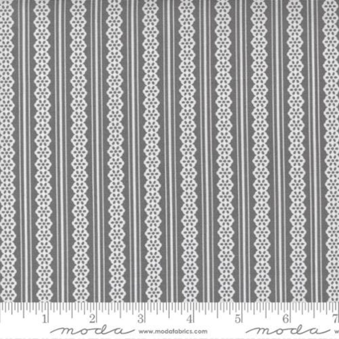 Buttercup & Slate - Corey Yoder - Lacey Stripe - Slate - 29157-17 ...