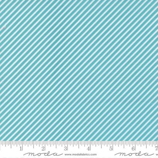 Aqua Striped Fabric - Etsy