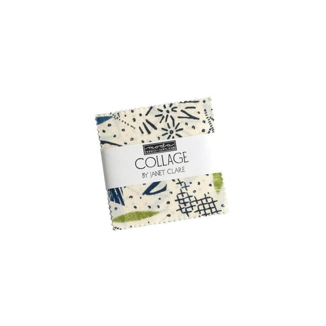 Collage Mini Charm Pack - Janet Clare - 16950MC - Etsy