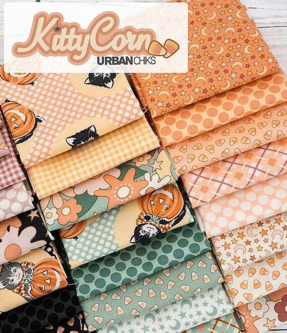 Home & Hobby 31170LC Kitty Corn Layer Cake Urban Chiks Doll Making Fabric etna.com.pe
