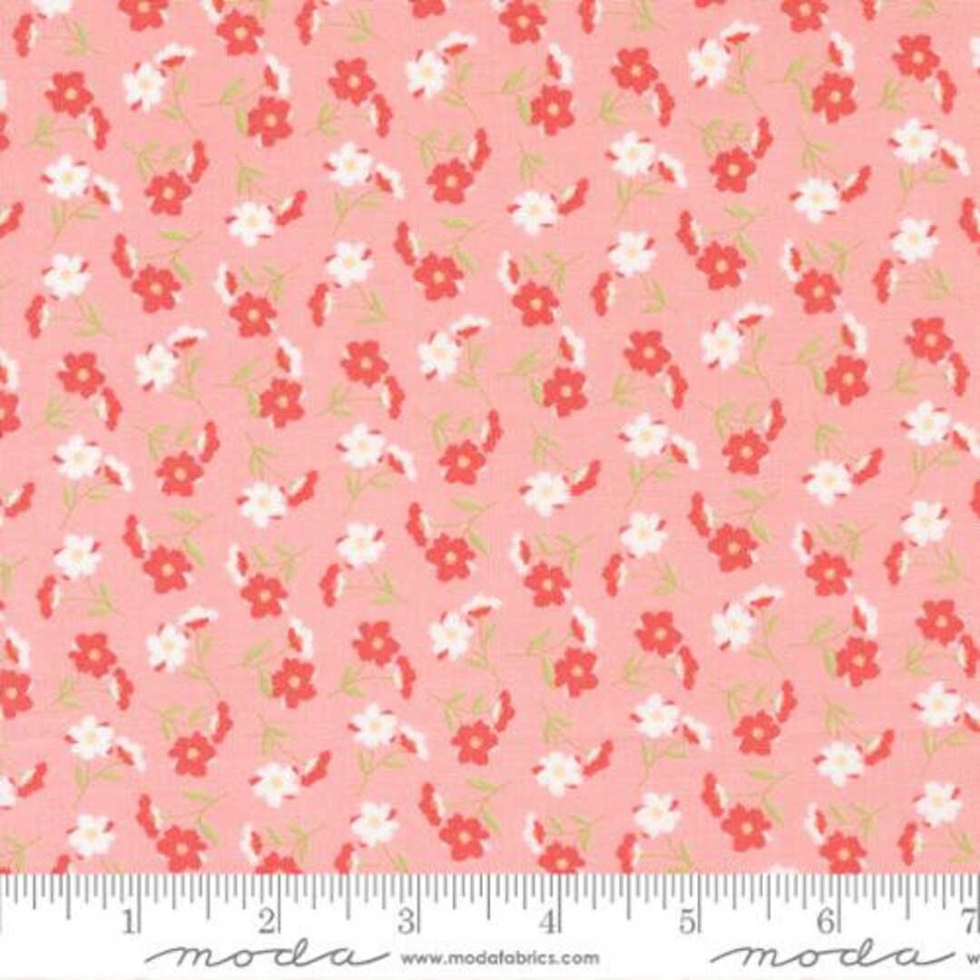 Sunwashed - Corey Yoder - Wildflower - Carnation - 29162-22 - Fabric is ...