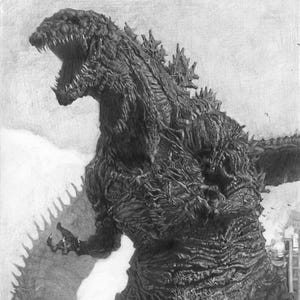 godzilla 1968 drawing