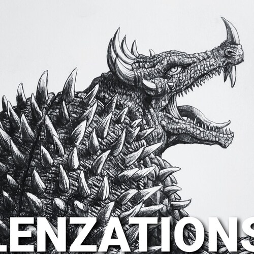 Anguirus 11x17 Print - Etsy