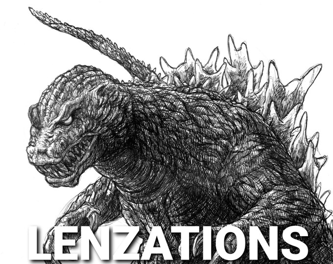 Godzilla 2001 GMK Print Poster - Etsy