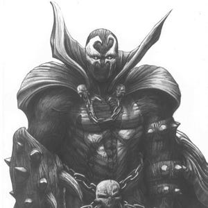 spawn cape drawing