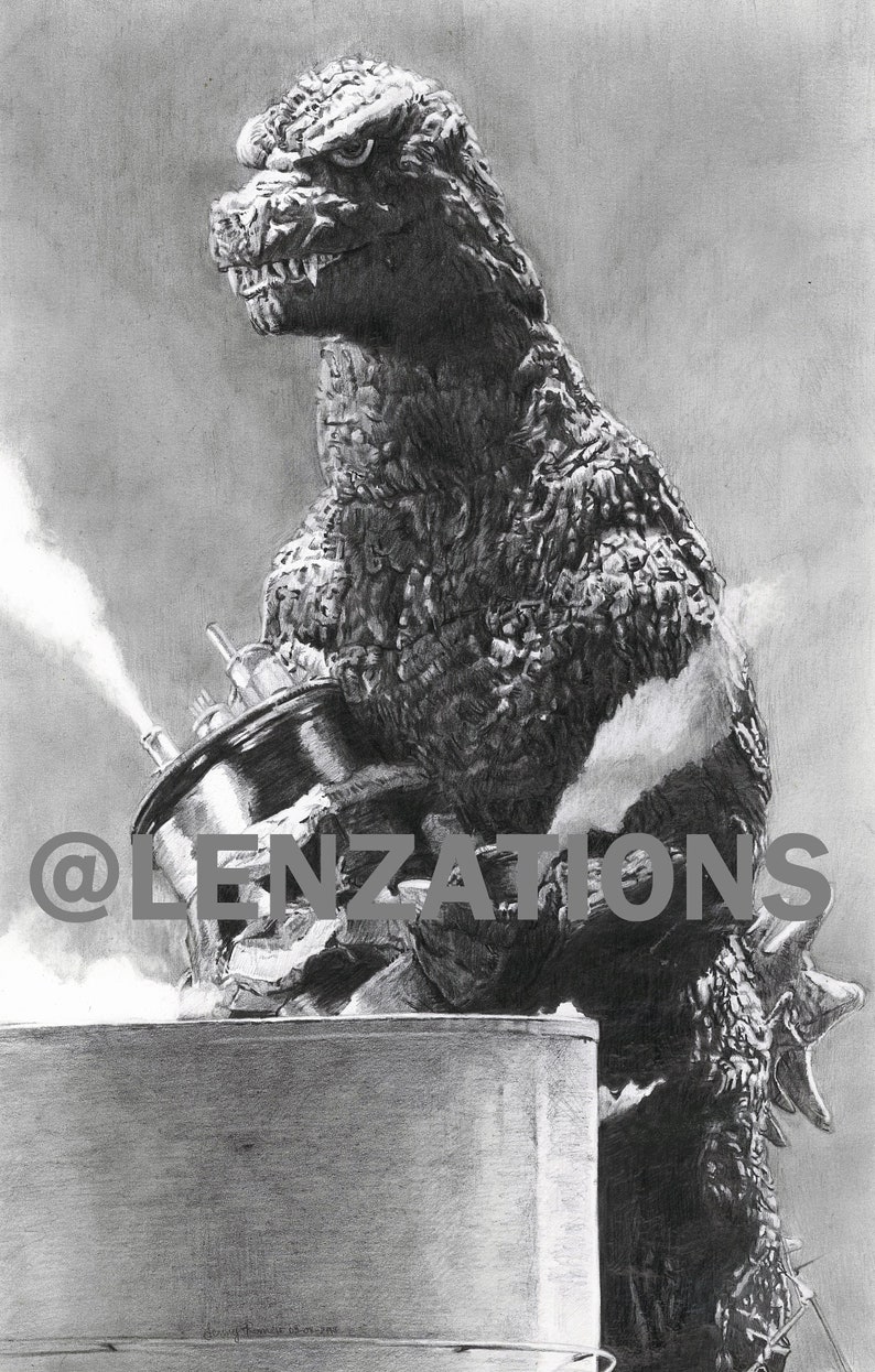 Godzilla 1984 Print Poster - Etsy