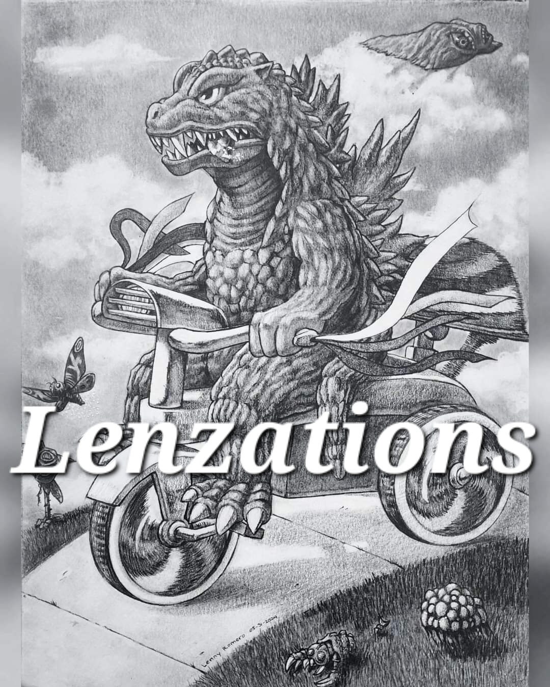 Godzilla 2000 Trike Print Poster - Etsy