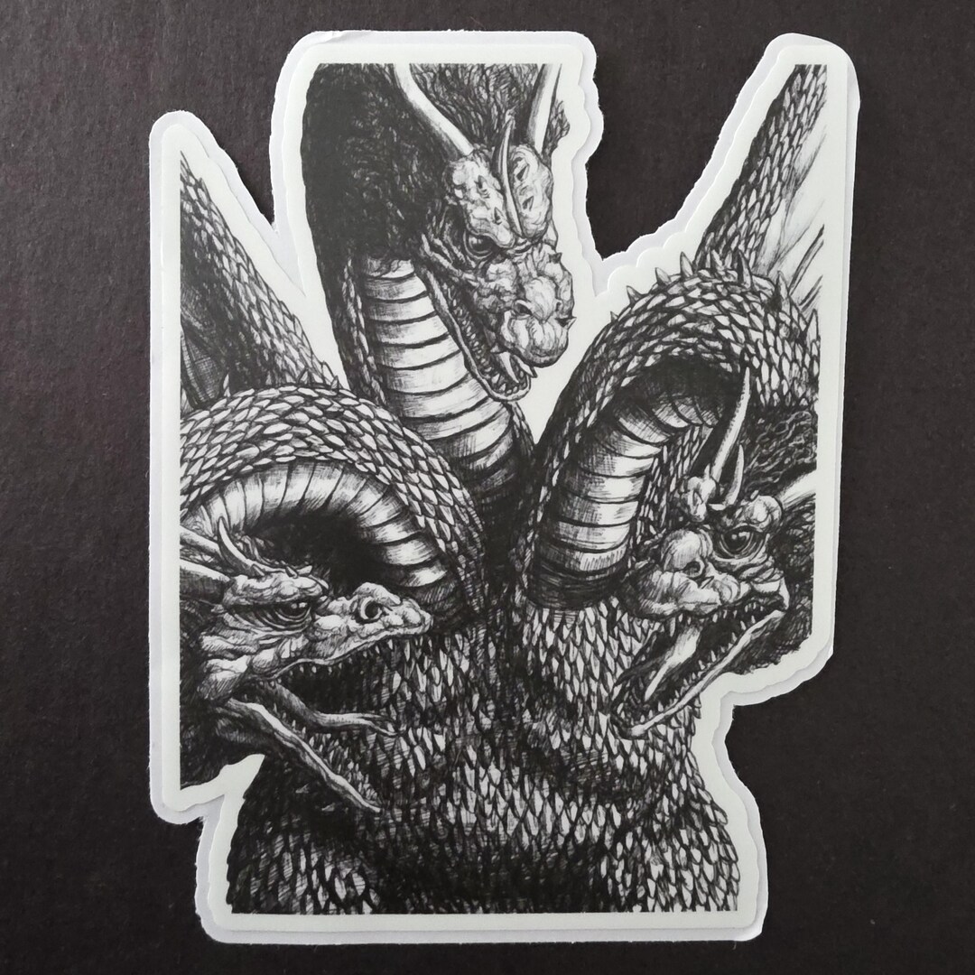 King Ghidorah 1968 Sticker - Etsy