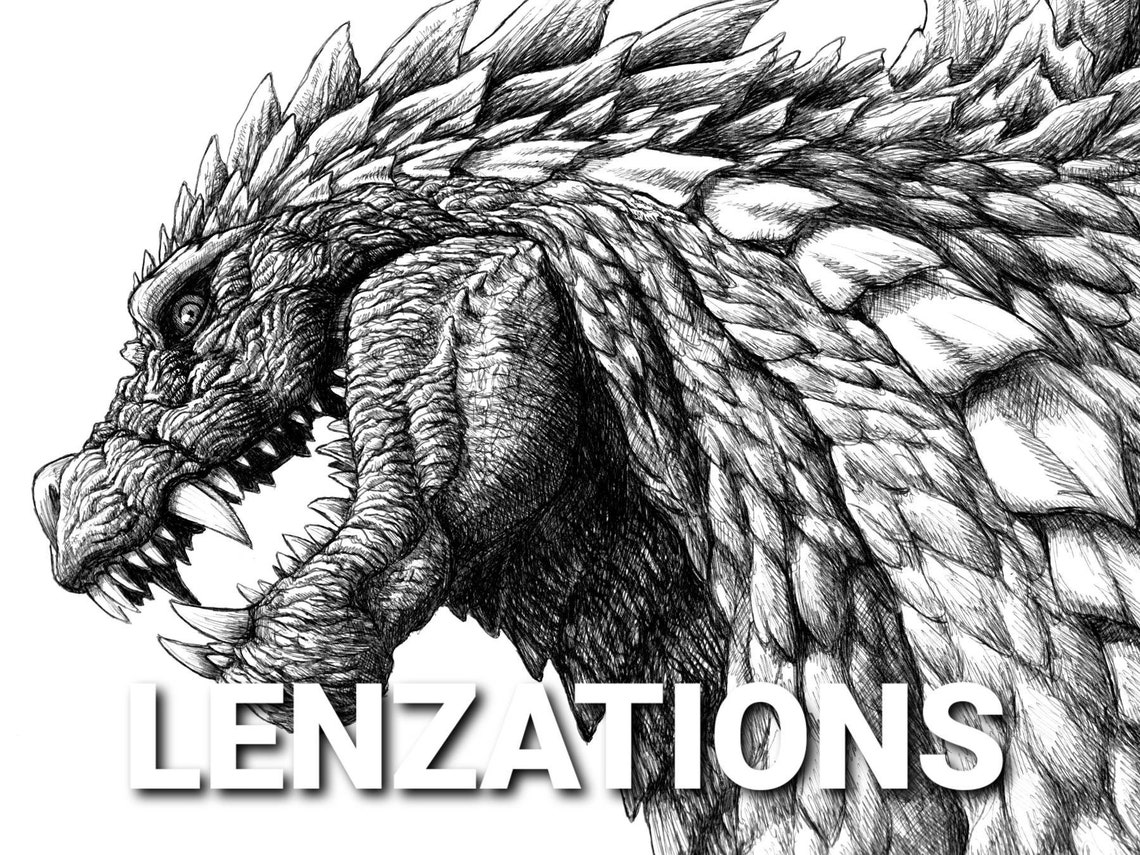 Godzilla Singular Point Print Poster - Etsy