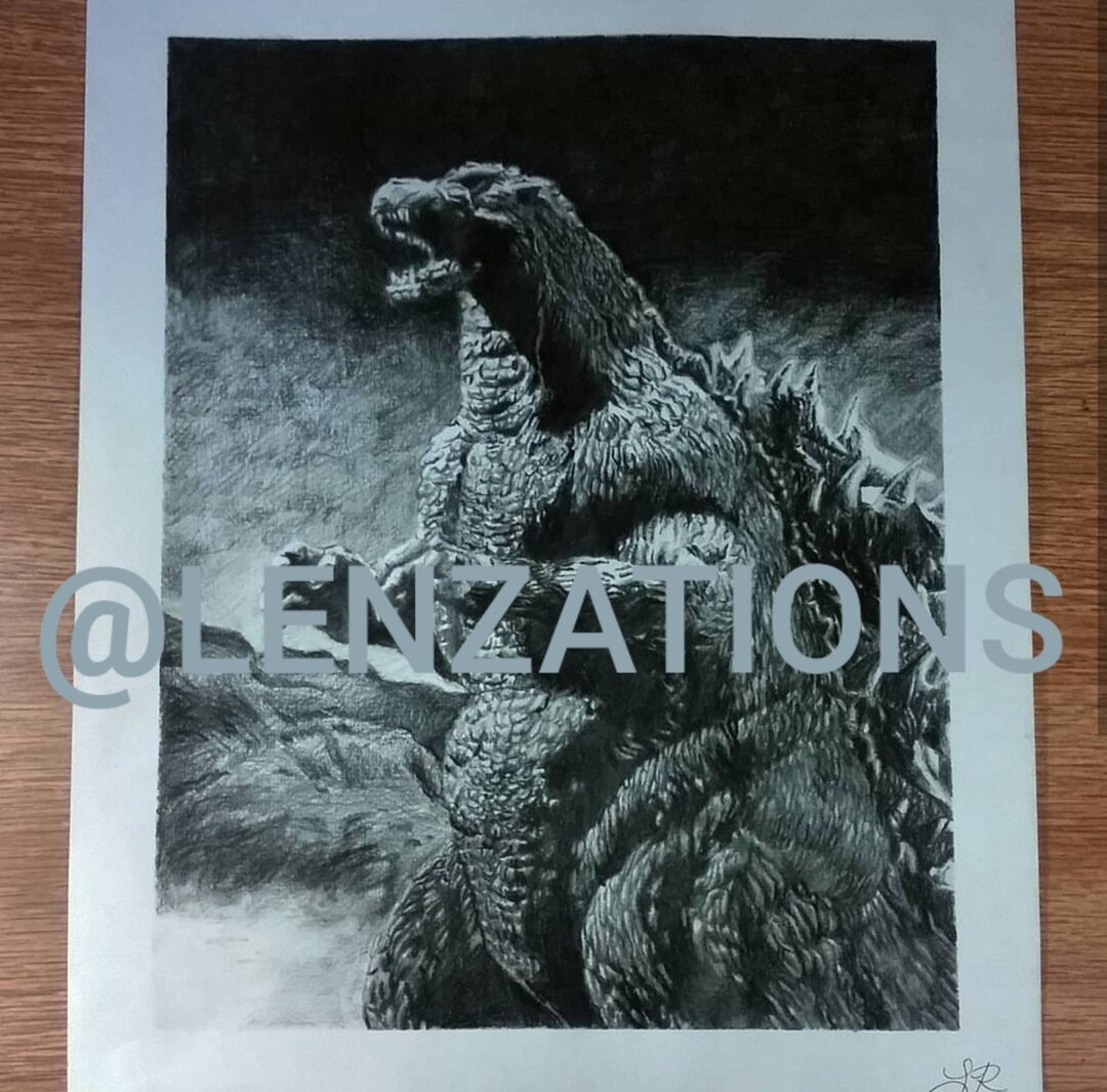 Godzilla 1993 Print Poster - Etsy