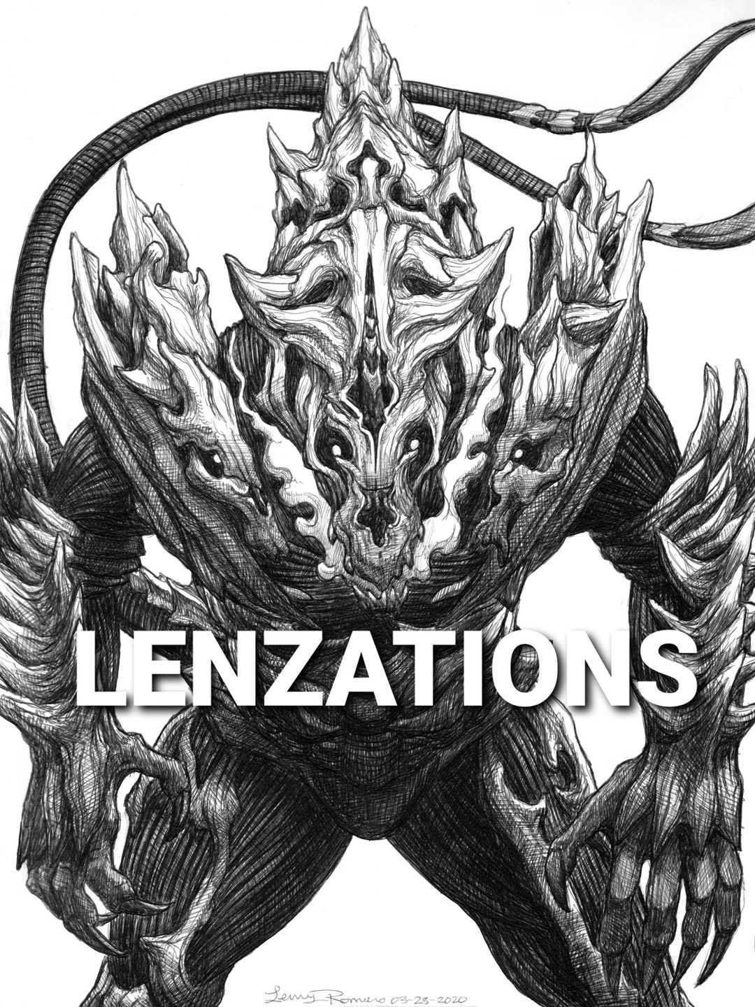 Monster X Print Poster - Etsy