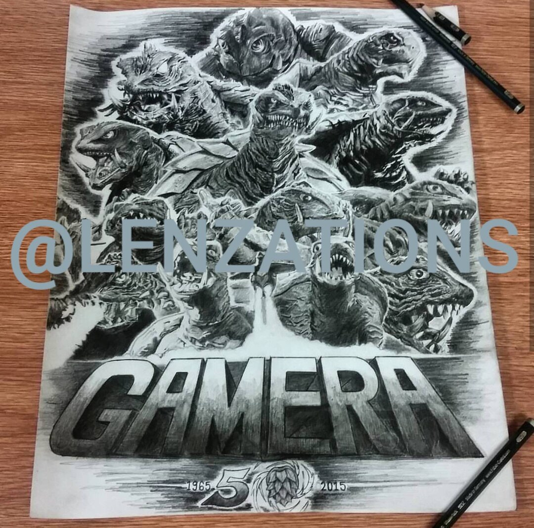 Gamera 50th Anniversary Print Poster - Etsy