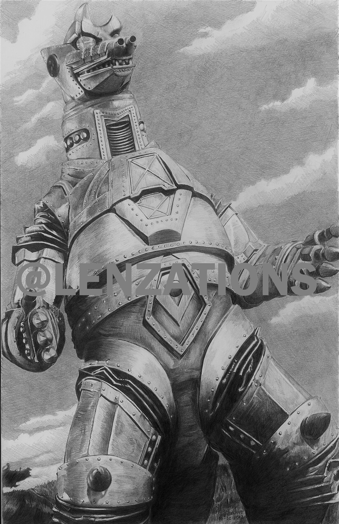 Mechagodzilla 1974 Print Poster - Etsy