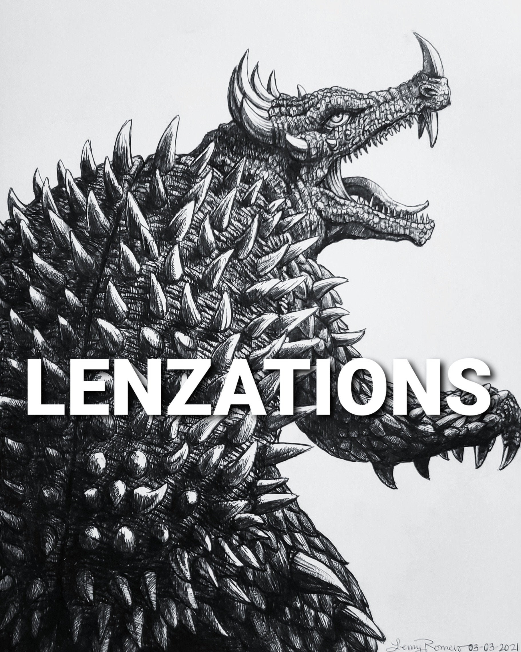 Anguirus Print Poster | Etsy