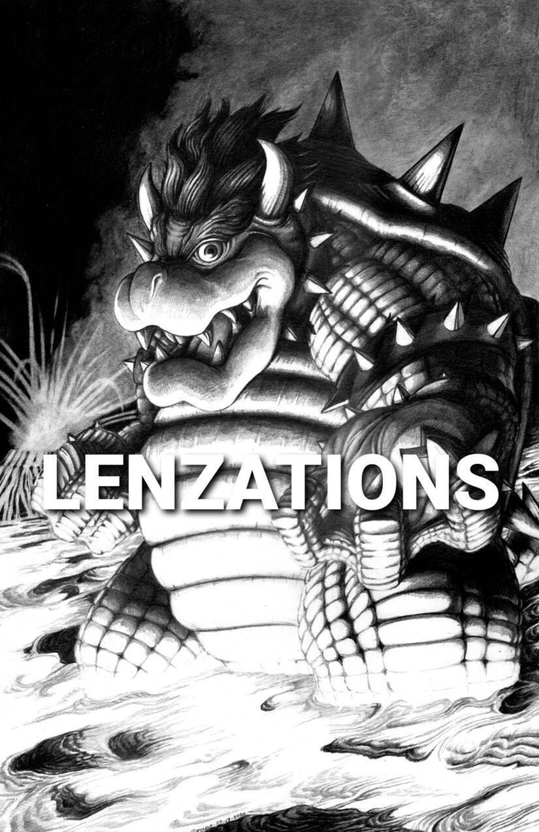 Bowser Print Poster - Etsy