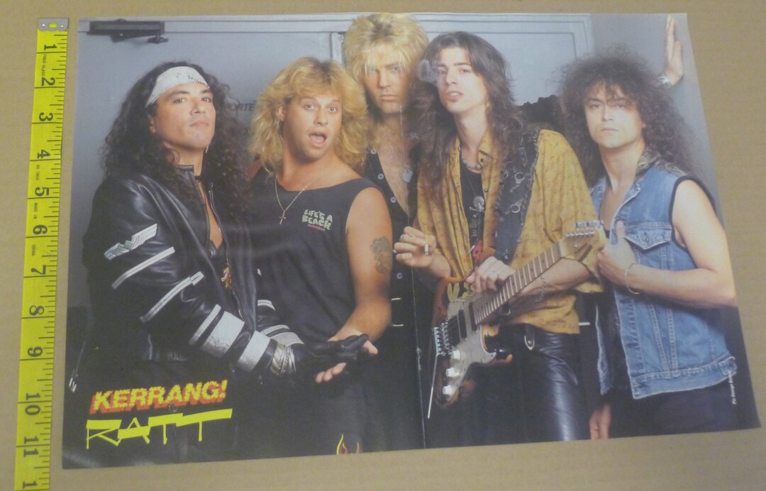 RATT Band CENTERFOLD Hair Metal 1990 Heavy Metal GLAM - Etsy