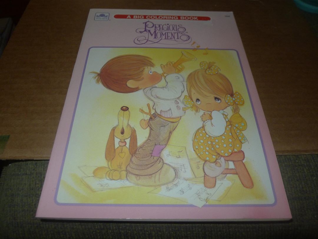 PRECIOUS MOMENTS Vintage 1990 Coloring Book - Etsy