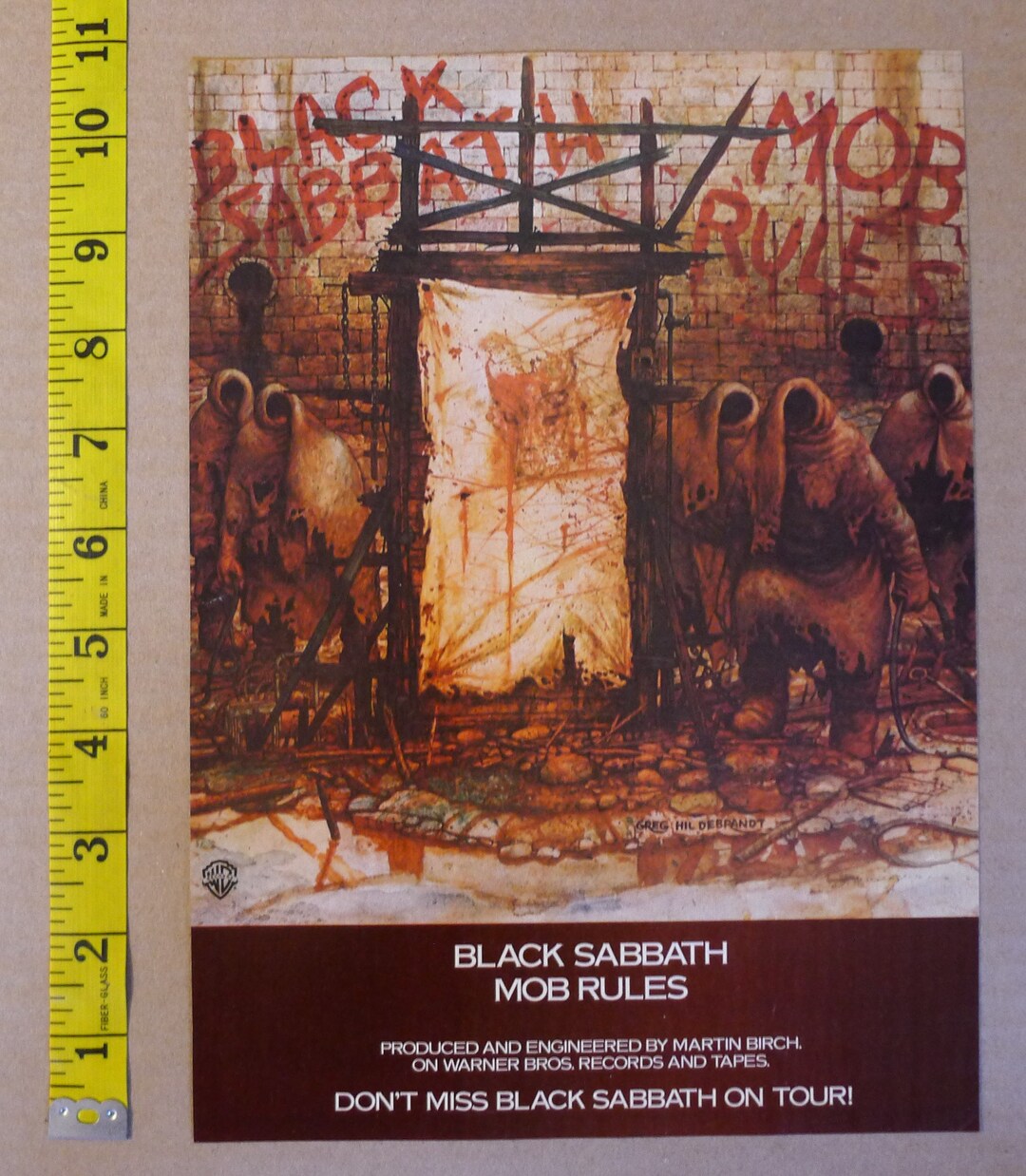 Black Sabbath PRINT AD Mob Rules 1981 - Etsy