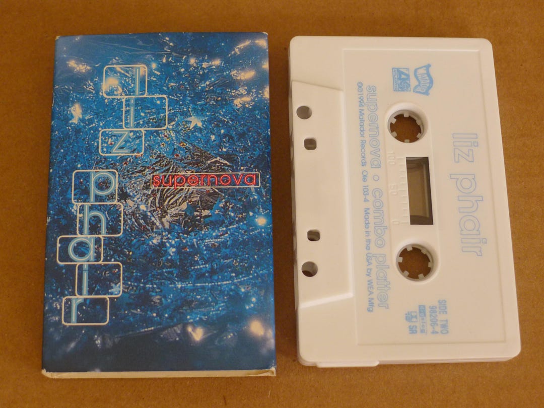 LIZ PHAIR Cassette Tape SUPERNOVA Cassingle 1994 Alternative Rock 90'S ...