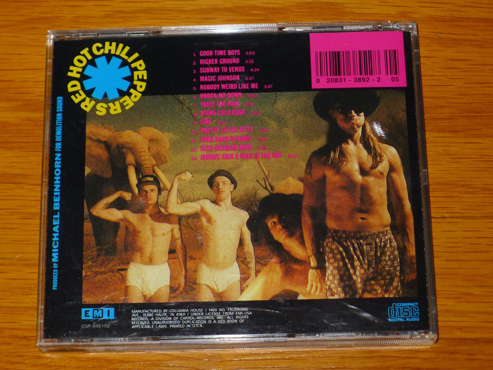 Red Hot Chili Peppers Cd Mothers Milk 1989 Etsy